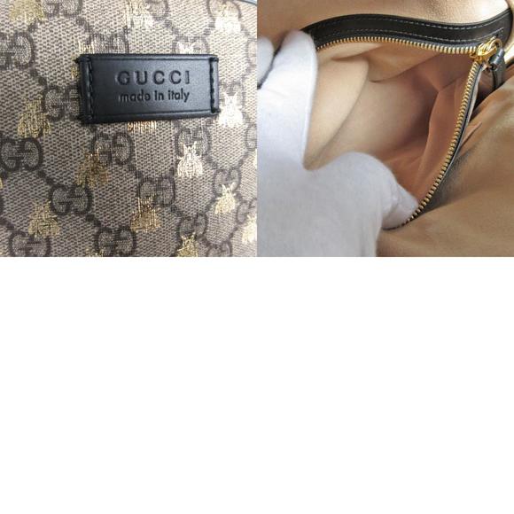 Gucci | Bags | Gucci Gg Supreme Bee Backpack Beige Brown Black | Poshmark